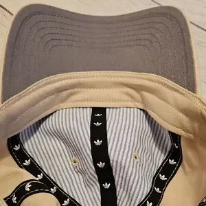 adidas | Accessories | New Adidas Womans Beige Cap With White Logo ...